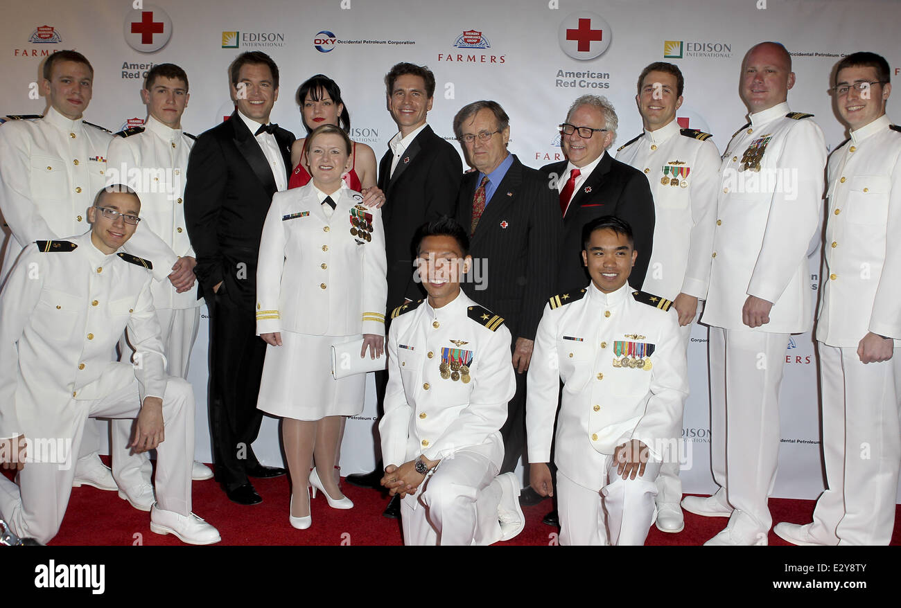 Members of the Armed Forces and the cast of 'NCIS' honoured at the ...