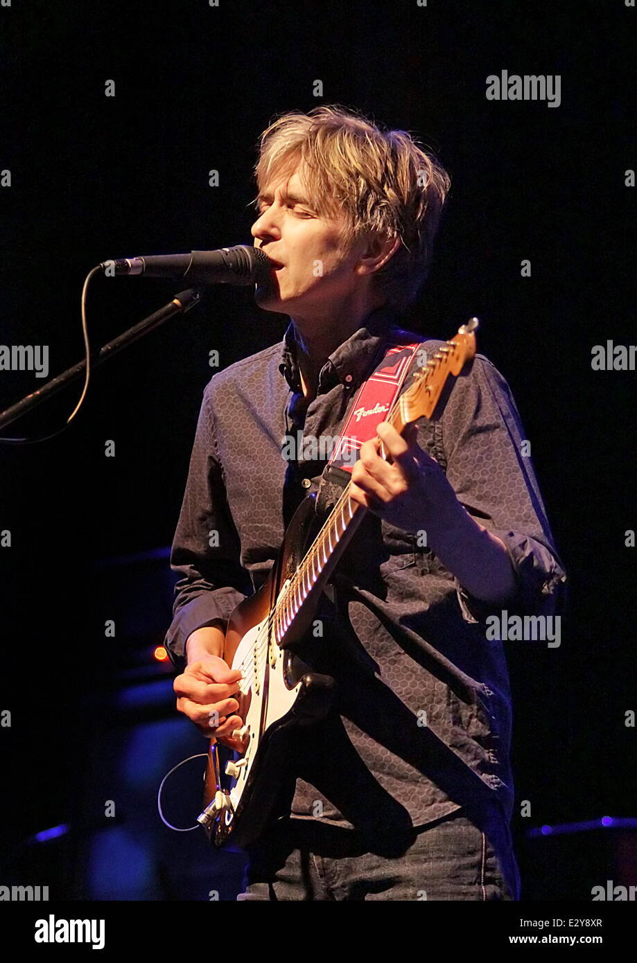 American musician Eric Johnson performs live at Manchester Royal ...