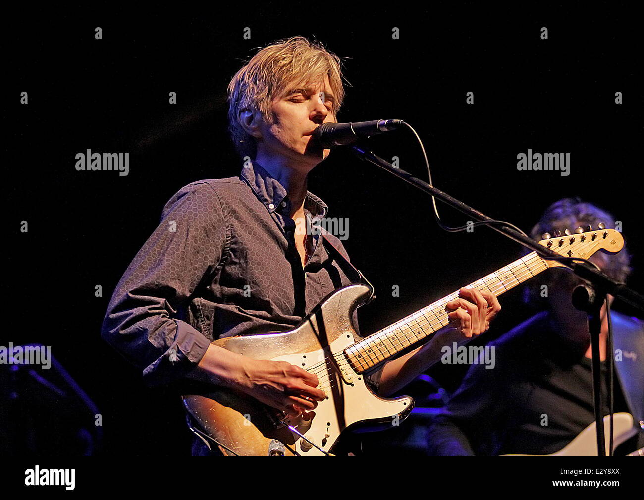 American musician Eric Johnson performs live at Manchester Royal ...