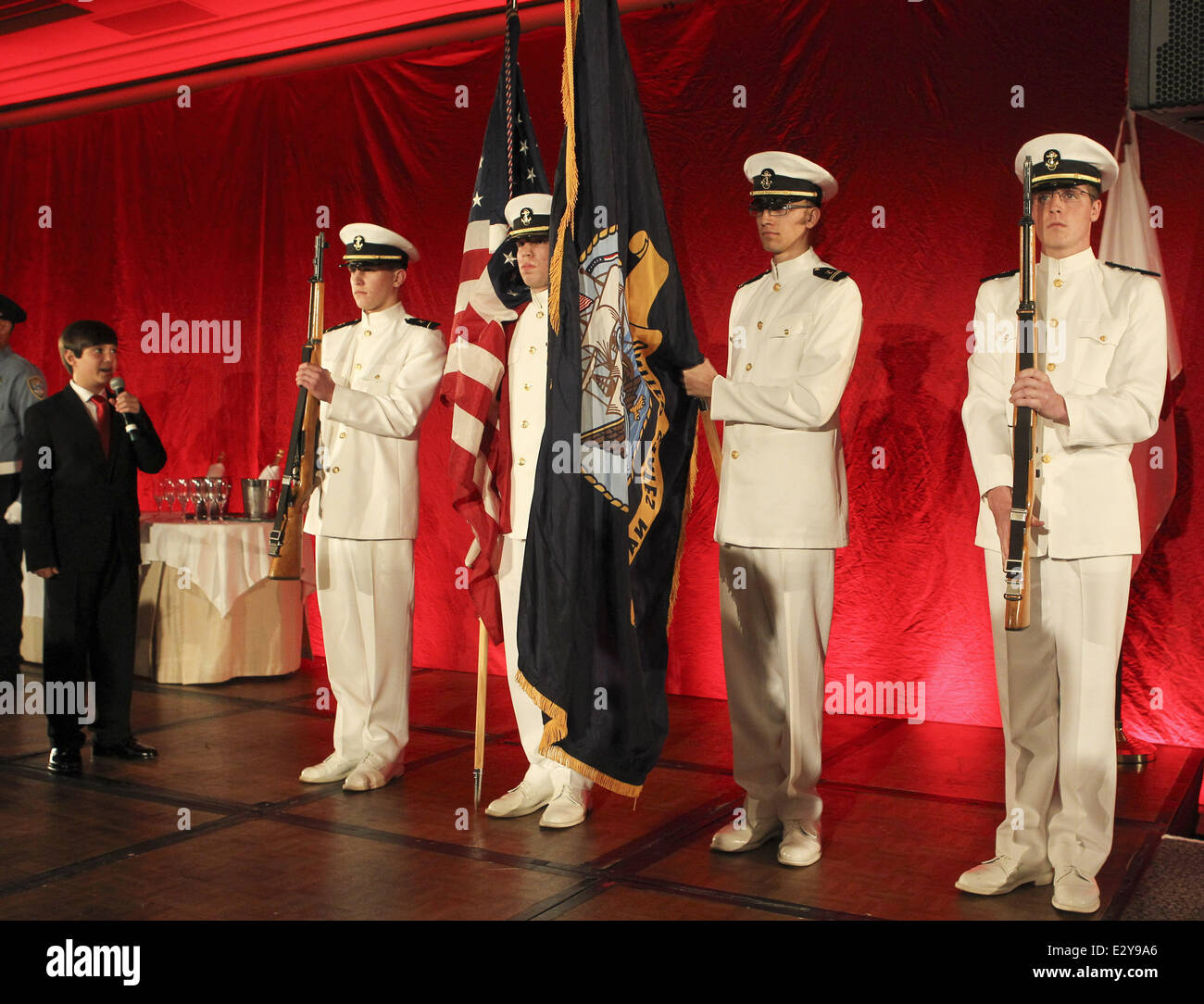 Members of the Armed Forces and the cast of 'NCIS' honoured at the ...