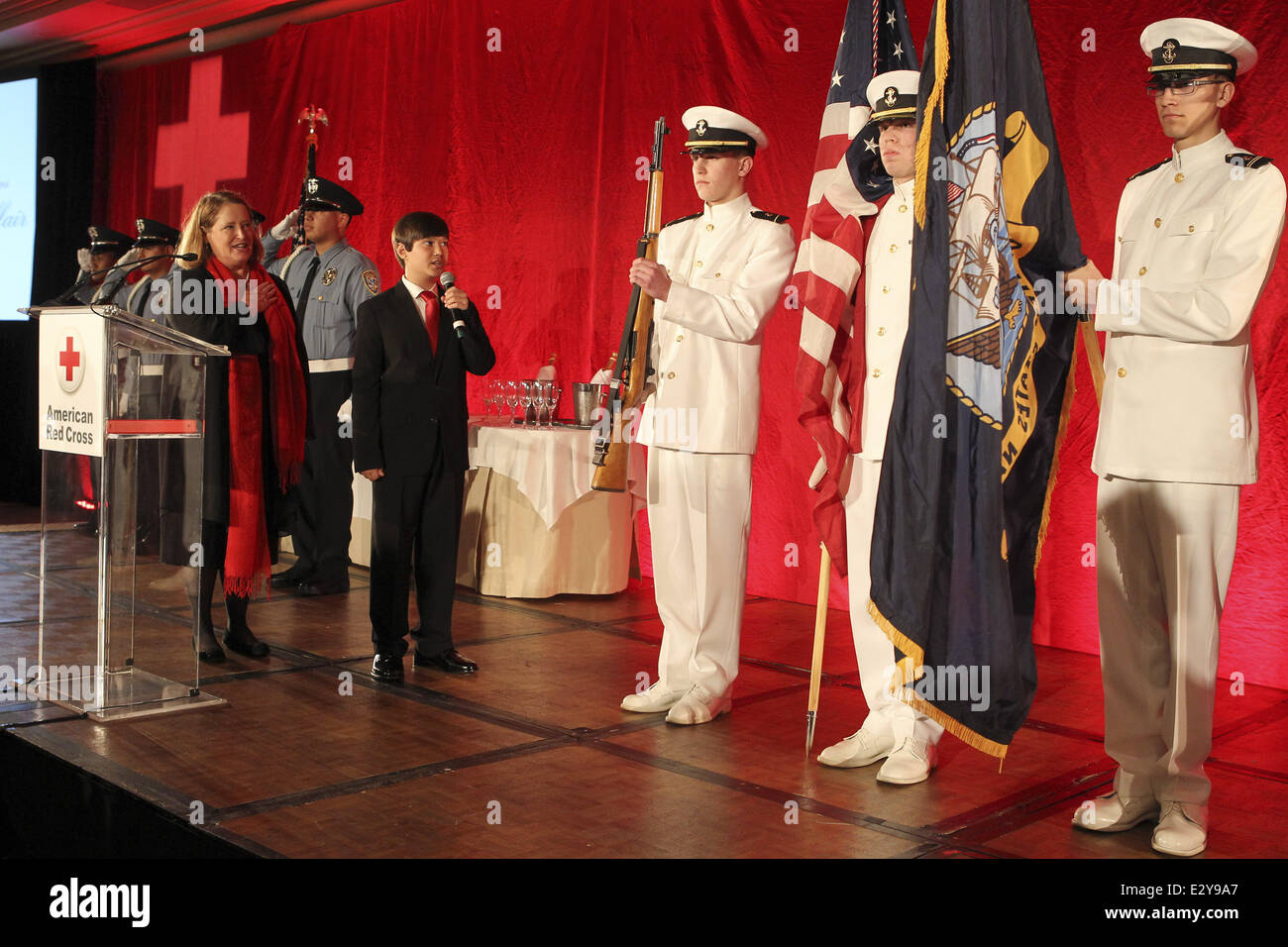 Members of the Armed Forces and the cast of 'NCIS' honoured at the ...