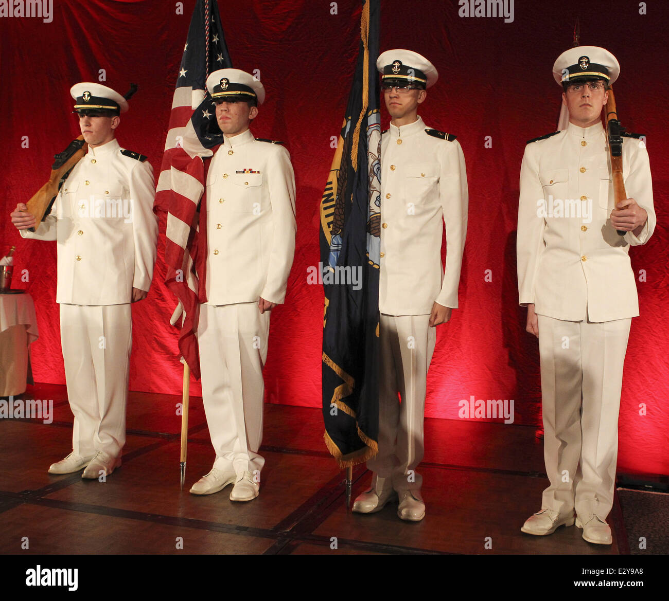 Members of the Armed Forces and the cast of 'NCIS' honoured at the ...