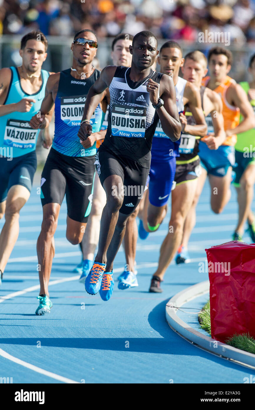 David Rudisha (KEN) winner of the Mens' 800m at the 2014 Adidas Track ...