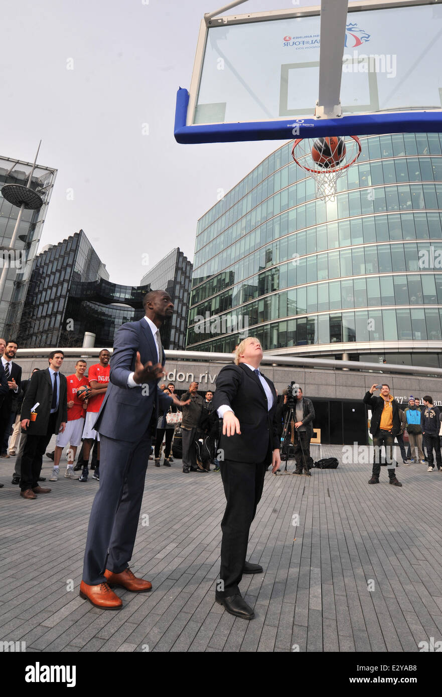 Mayor of London Boris Johnson takes to the court as he reveals the ...