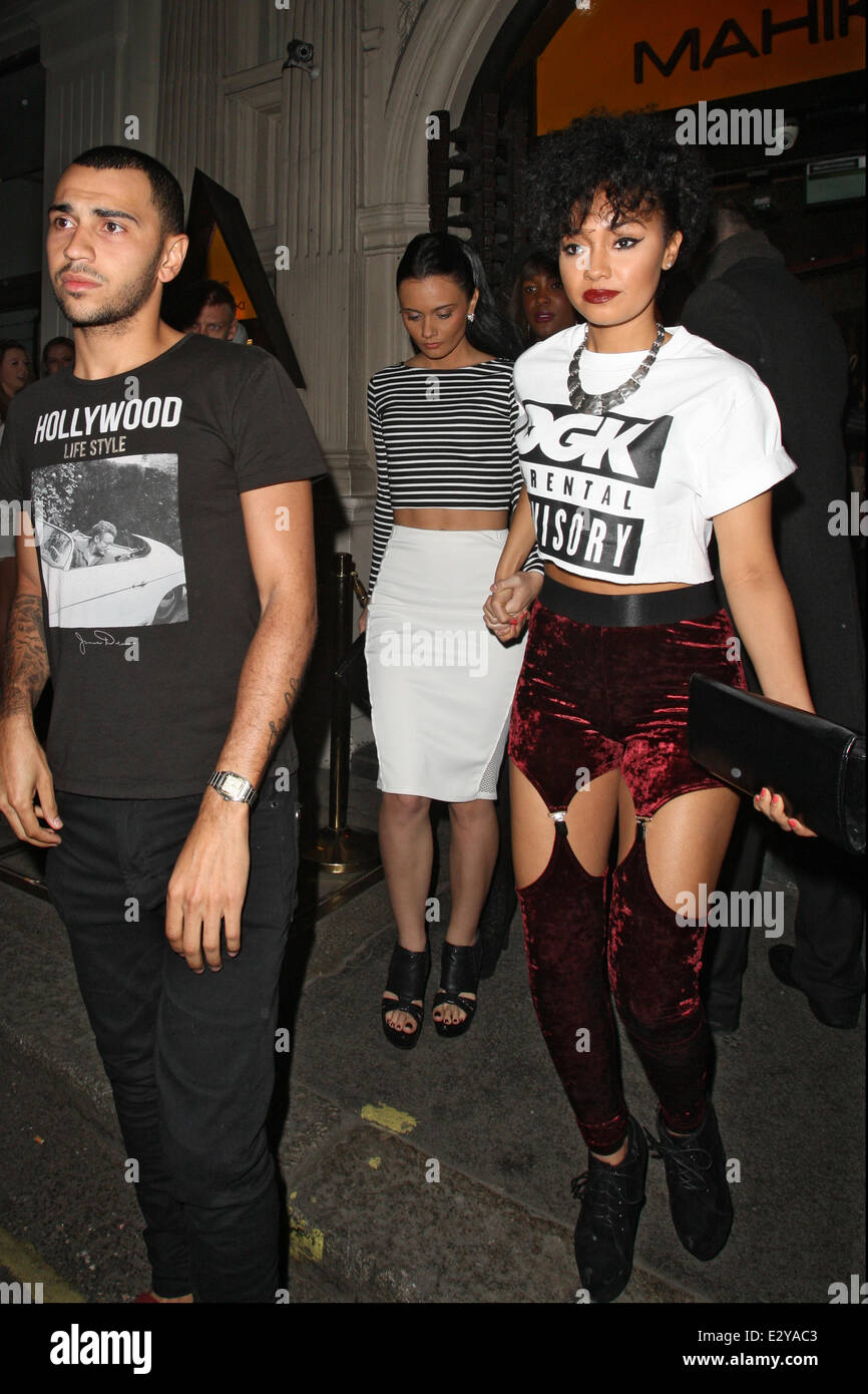 Little Mix singer, Leigh-Anne Pinnock wearing a very revealing purple ...