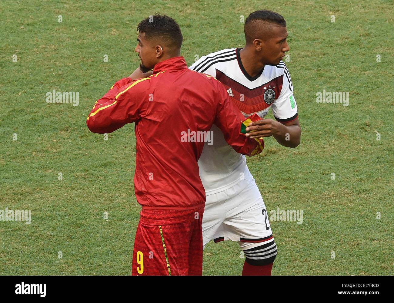 Fortaleza, Brazil. 21st June, 2014. Brothers Kevin Prince Boateng of ...