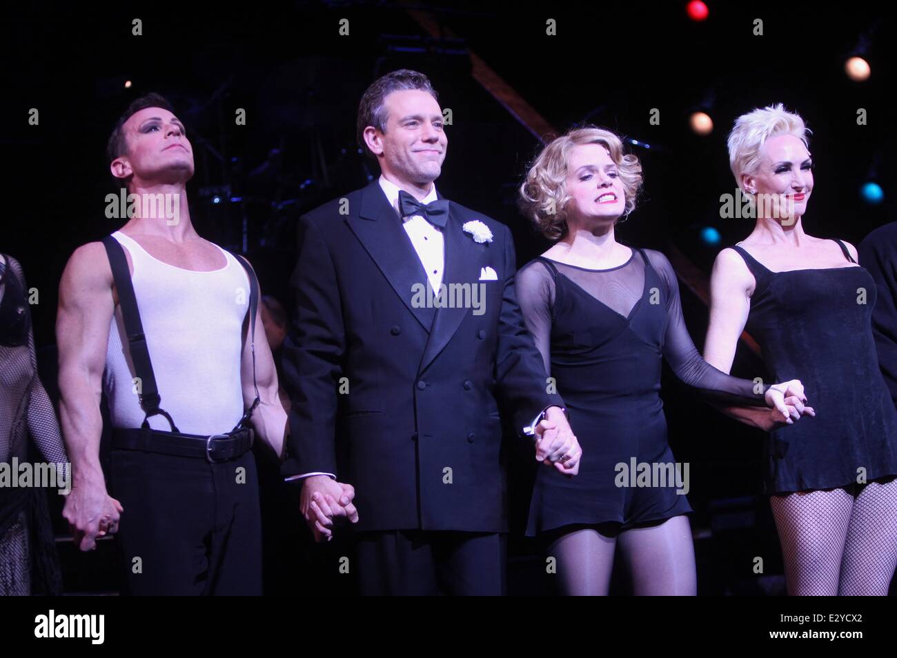 The new cast of the Broadway musical CHICAGO at the Ambassador Theatre ...