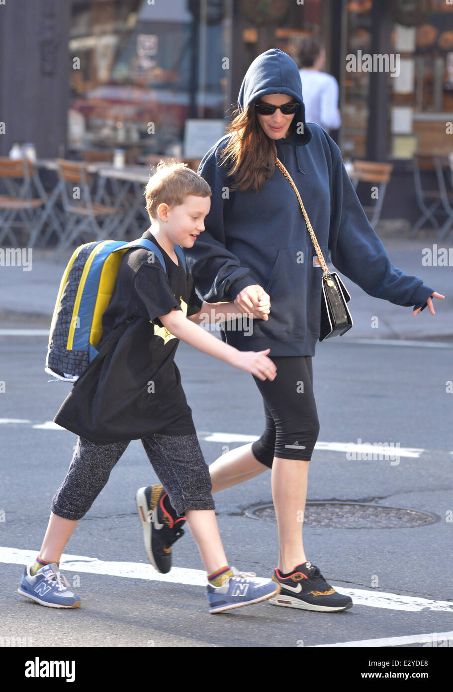 Liv Tyler takes her son Milo to school while wearing an oversized sweat ...