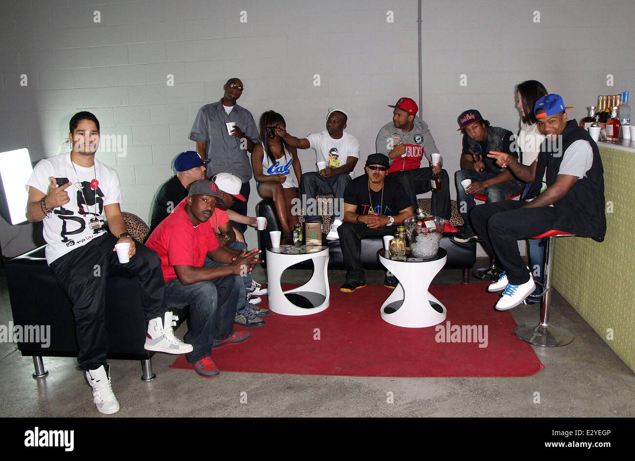 Rapper Ras Kass is seen filming segments for his new music video ...