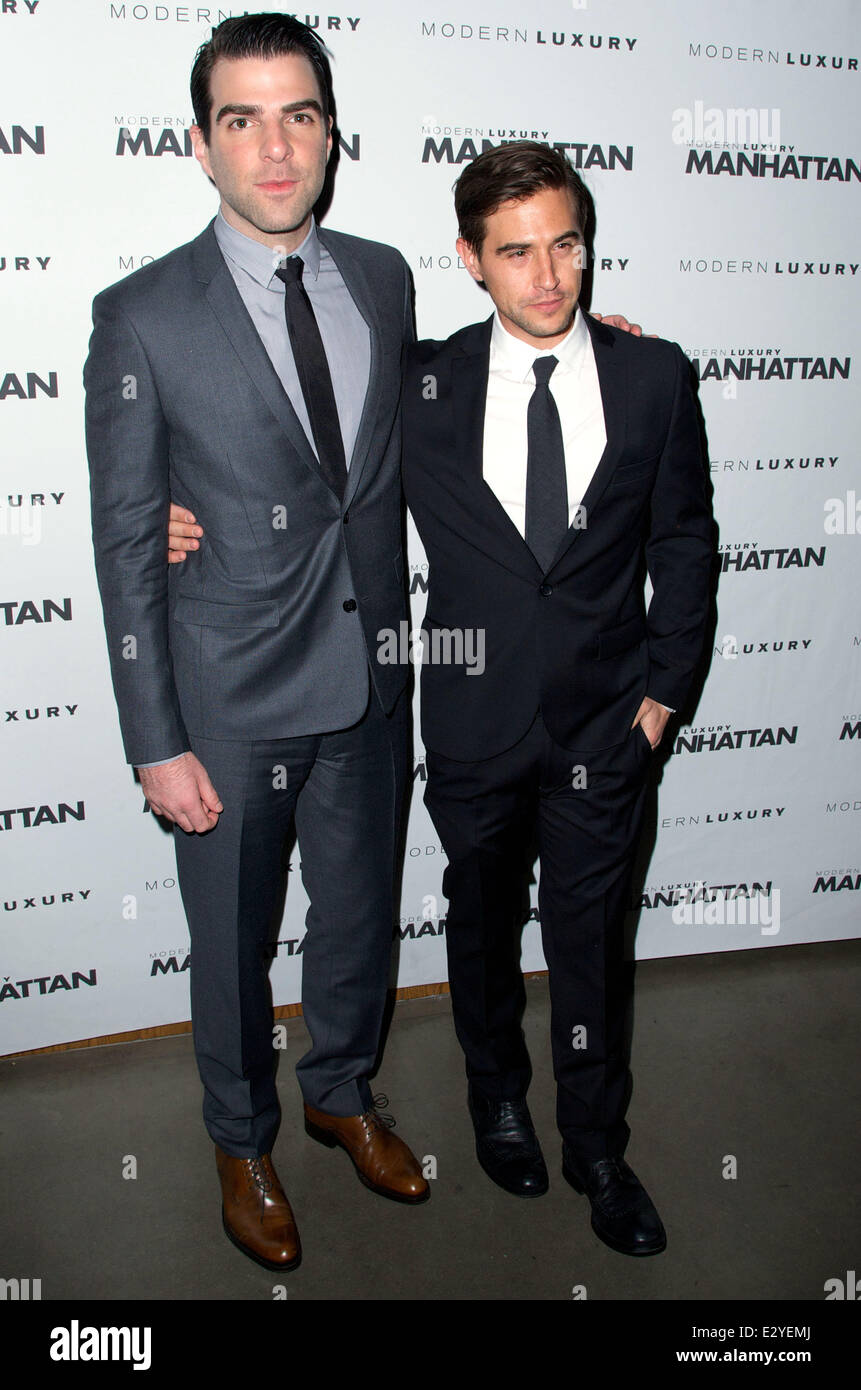 Manhattan Men's Magazine Issue Party Hosted By Zach Quinto - arrivals ...