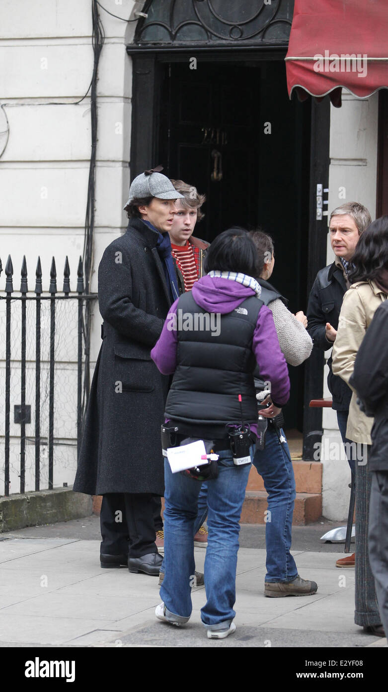 'Sherlock' filming on location in Baker Street Sherlock is a British ...