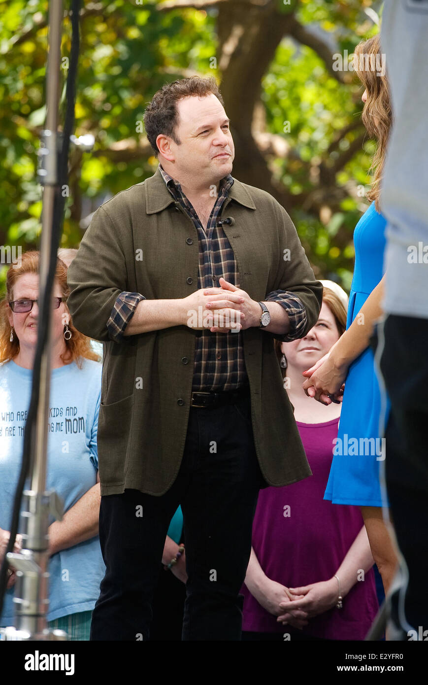 Jason Alexander is interviewed by Maria Menounos at The Grove during ...