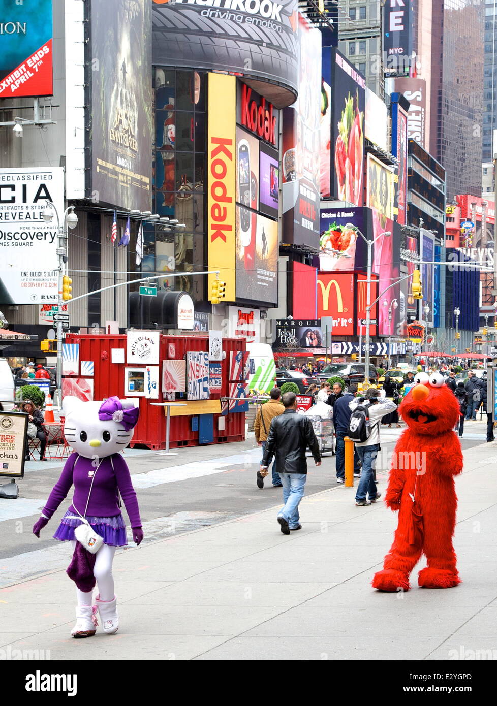 Children's characters, such as Elmo and Hello Kitty, spotted in Times ...