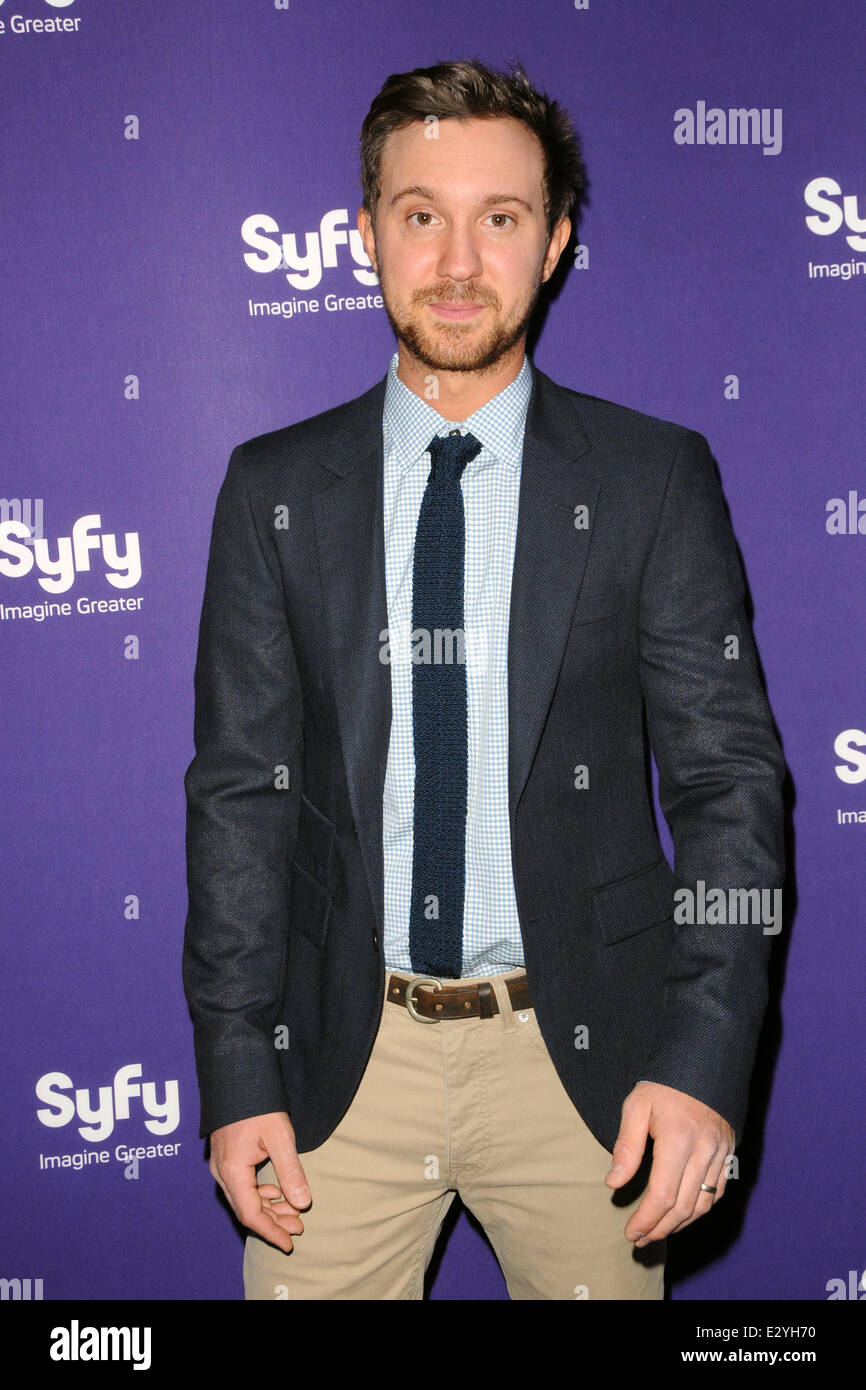 2013 SYFY Upfront Presentation - Arrivals Featuring: Sam Huntington ...