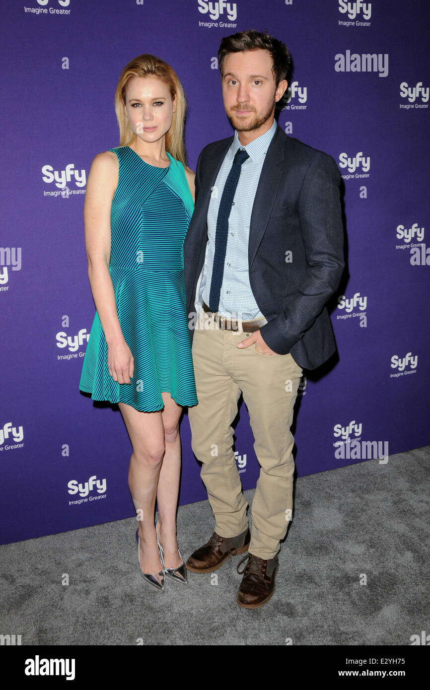 2013 SYFY Upfront Presentation - Arrivals Featuring: Kristen Hager,Sam ...