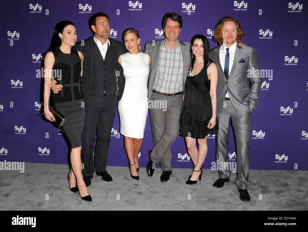 2013 SYFY Upfront Presentation - Arrivals Featuring: Cast of Defiance ...