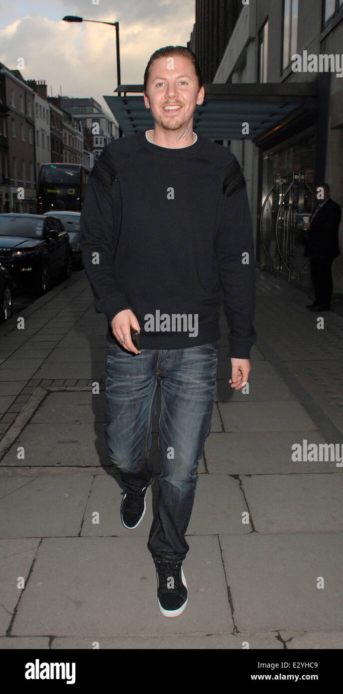 Rapper Professor Green out and about in Mayfair Featuring: Professor ...