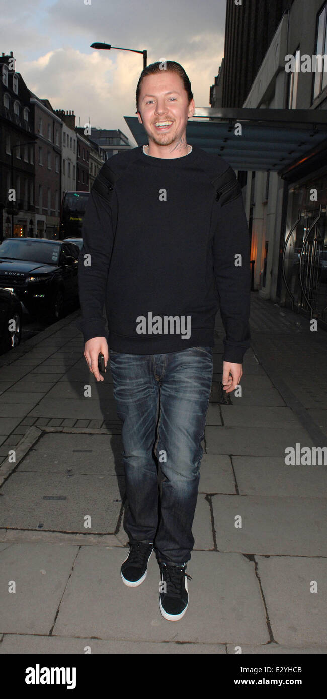 Rapper Professor Green out and about in Mayfair Featuring: Professor ...