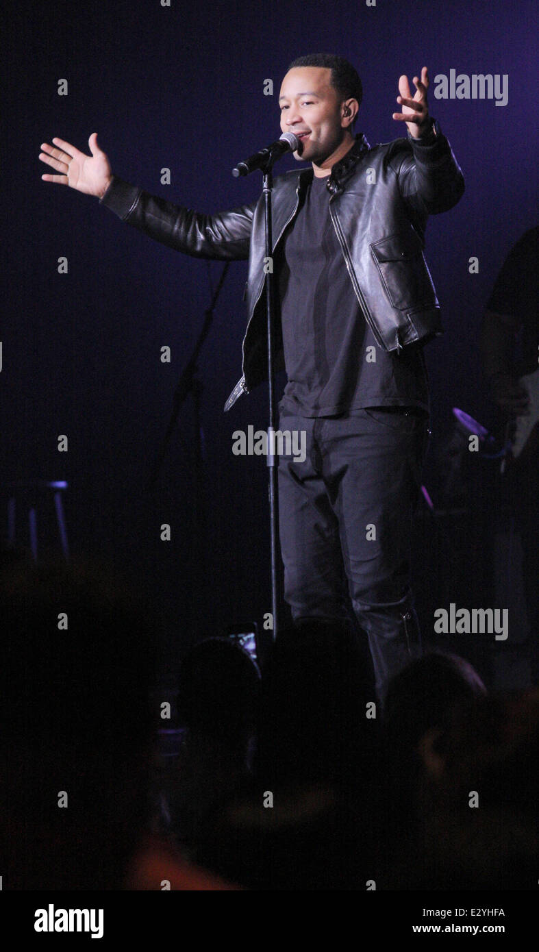 John Legend performing live at the Seminole Hard Rock Hotel and Casinos ...