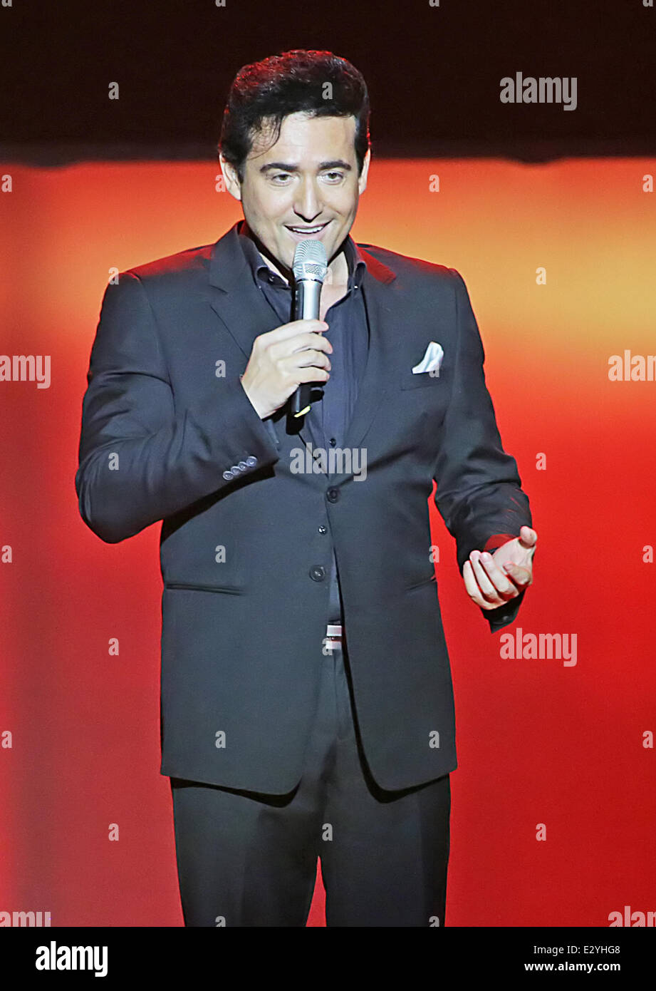 Il Divo performing at the Liverpool Echo Arena Featuring: Carlos Marin ...