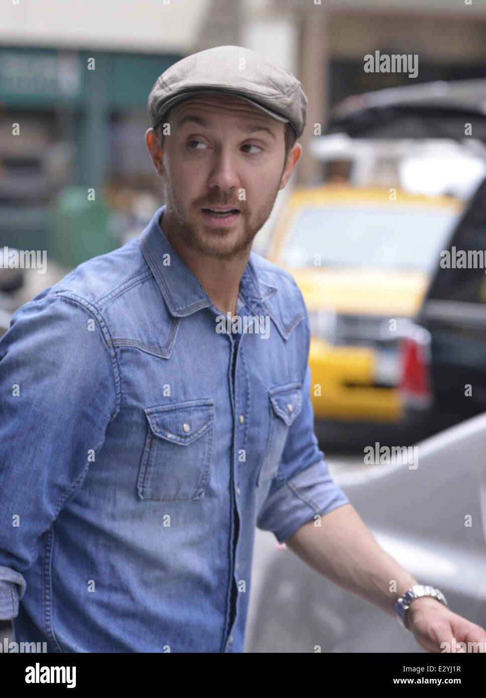 SyFy's 'Being Human' Sam Huntington seen exiting his hotel Featuring ...