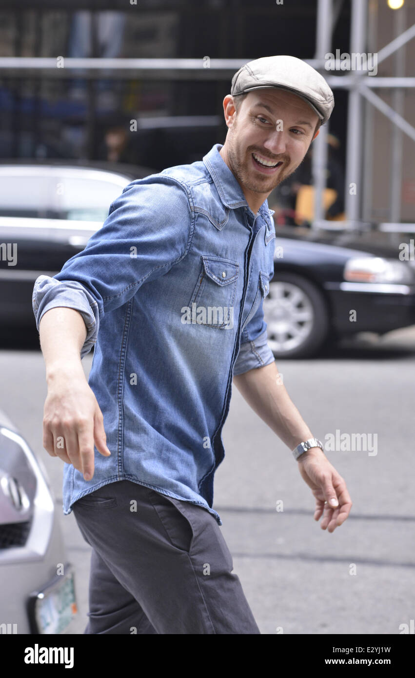 SyFy's 'Being Human' Sam Huntington seen exiting his hotel Featuring ...
