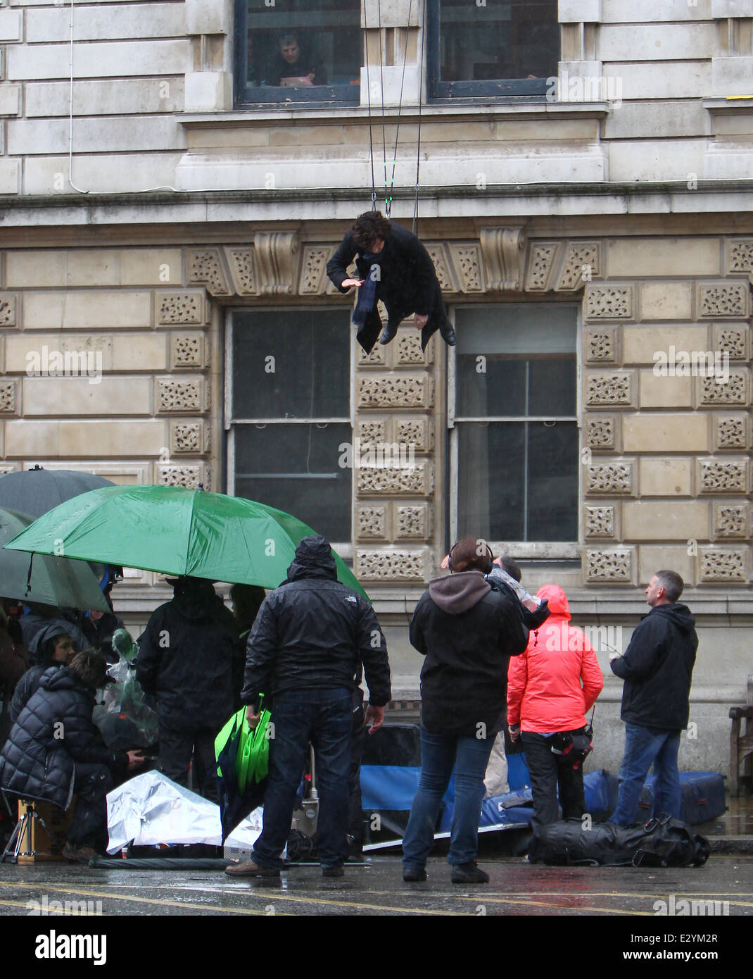Sherlock Jumping Off Building