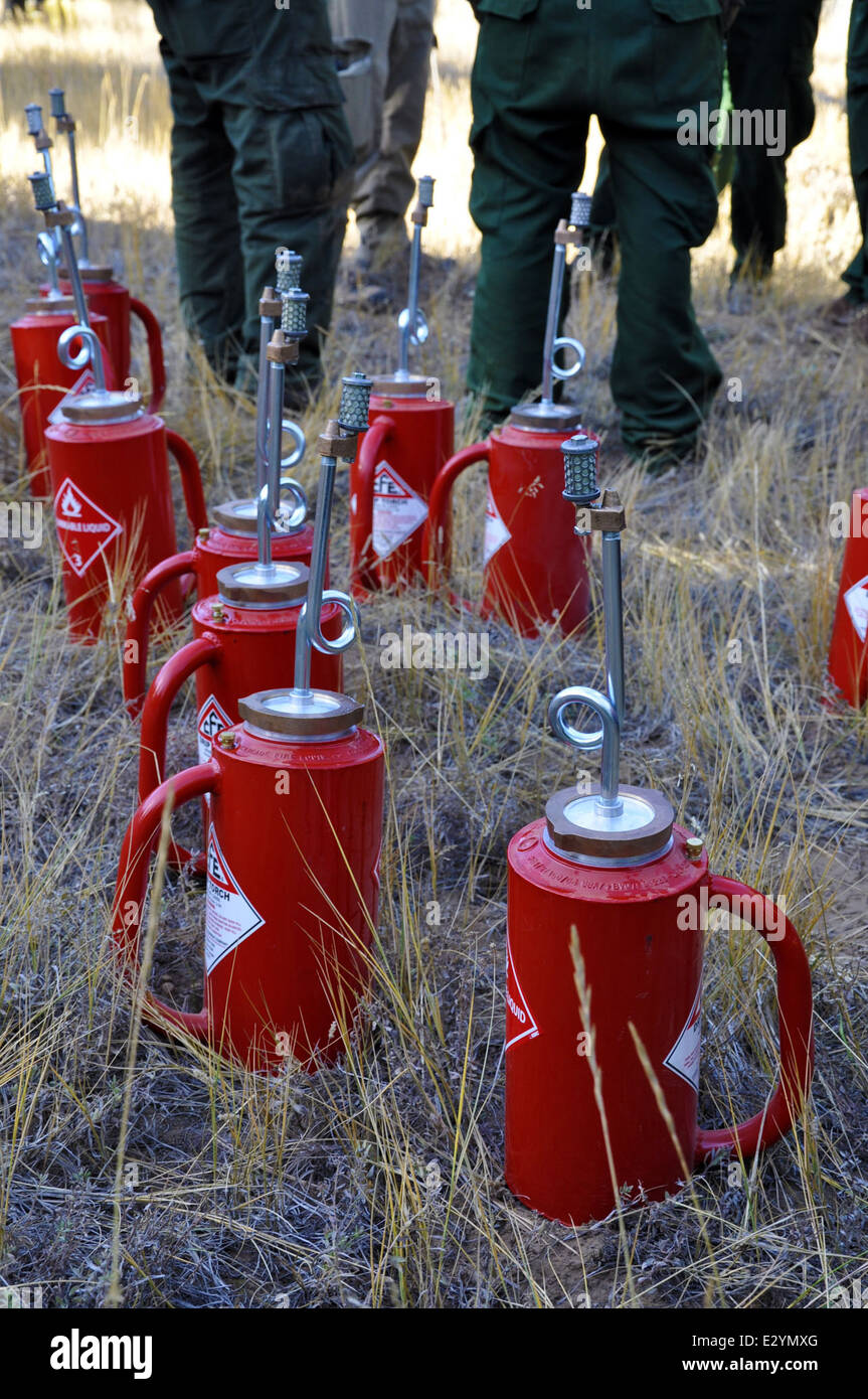Prescribed burn drip torch hi-res stock photography and images - Alamy
