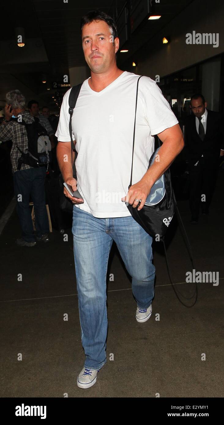New Zealand cricket player Blair Pocock at Los Angeles International ...