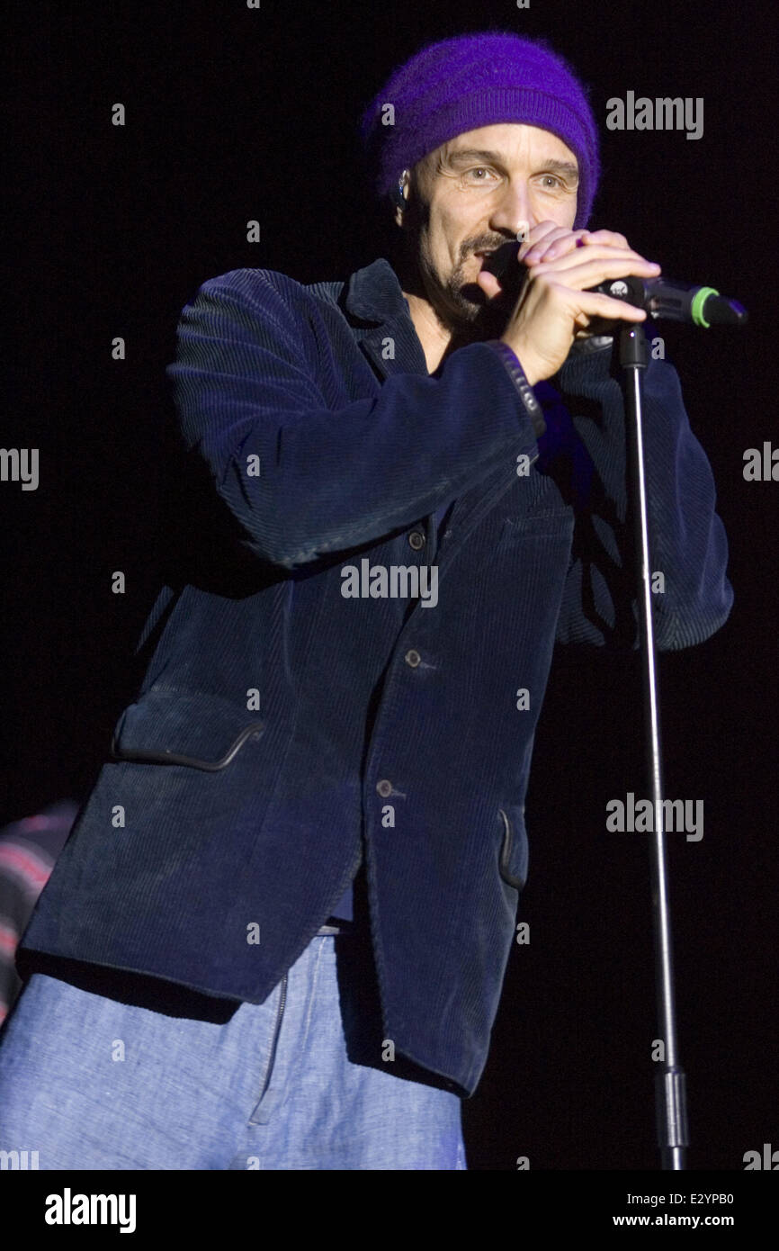 James playing a headline gig at SECC Featuring: Tim Booth - James front ...