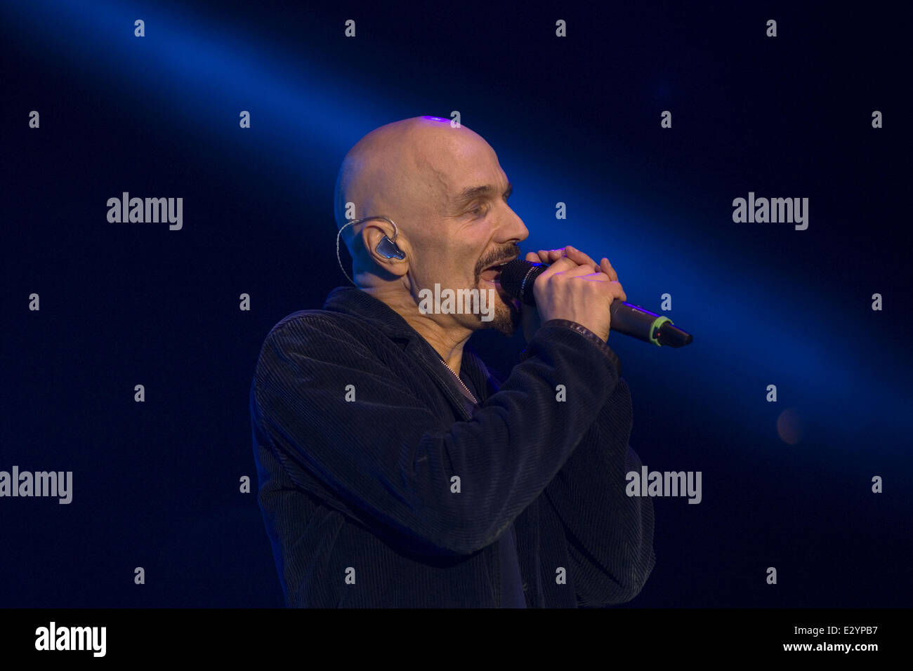 James playing a headline gig at SECC Featuring: Tim Booth - James front ...