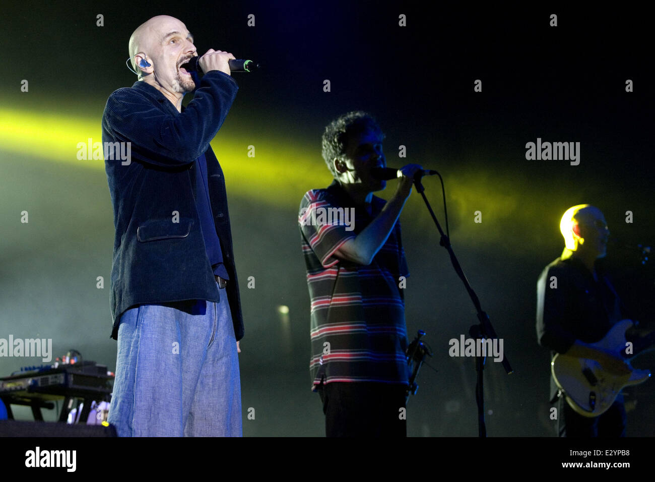 James playing a headline gig at SECC Featuring: Tim Booth - James front ...