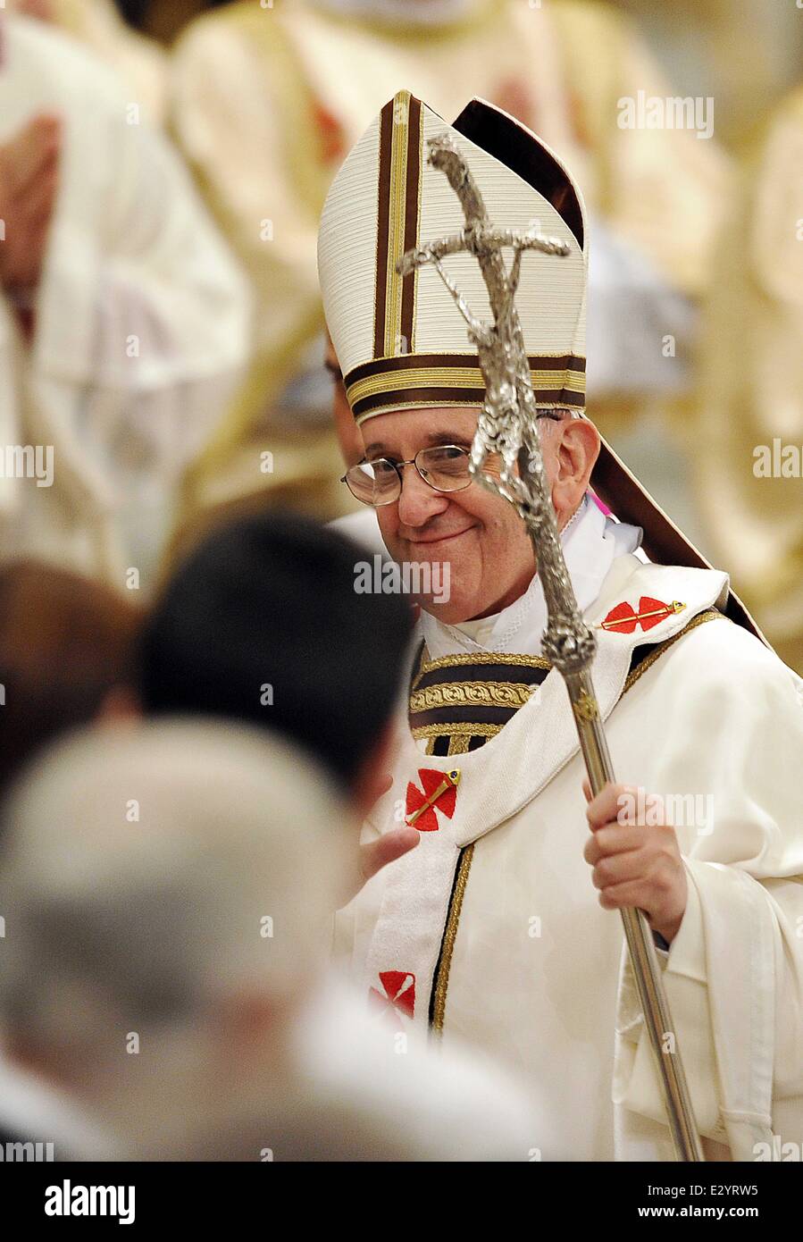 Pope Francis celebrates Mass at Papal Basilica of St Paul Featuring ...