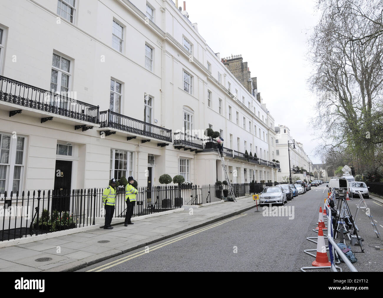 General views of former British Prime Minister Margaret Thatcher's ...