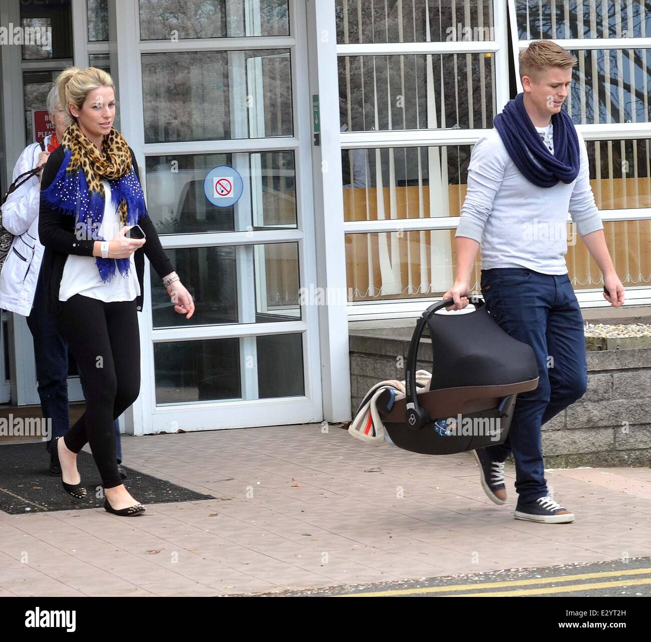 Model Pippa O'Connor and Husband Brian Ormond leaving Mount Carmel ...