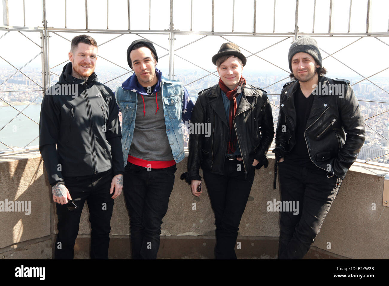 Punk rock band Fall Out Boy promote their new album 'Save Rock and Roll ...