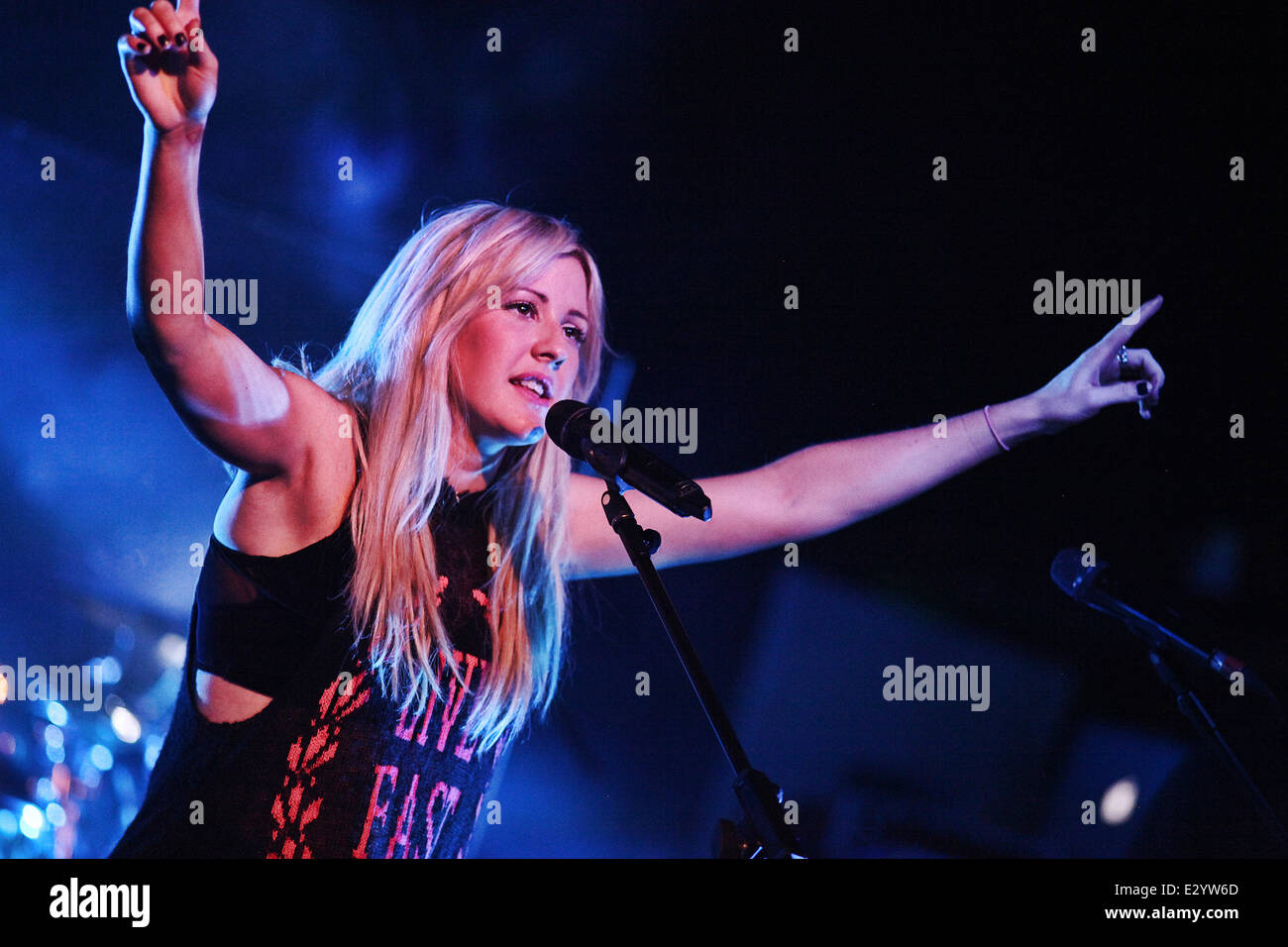 Ellie Goulding performing live in Tavastia Club Featuring: Ellie ...