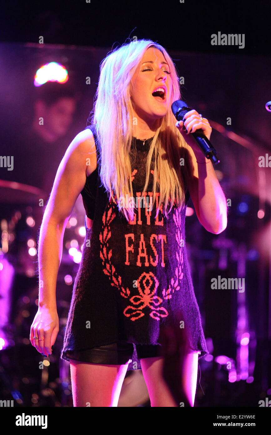 Ellie Goulding performing live in Tavastia Club Featuring: Ellie ...