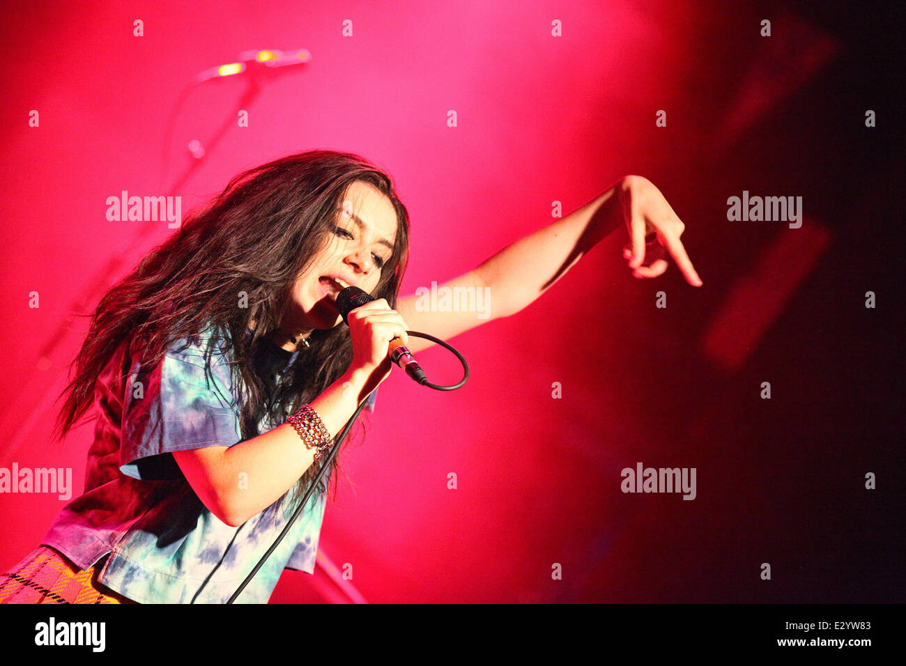 Charli XCX performing live in Tavastia Club Featuring: Charli XCX Where ...