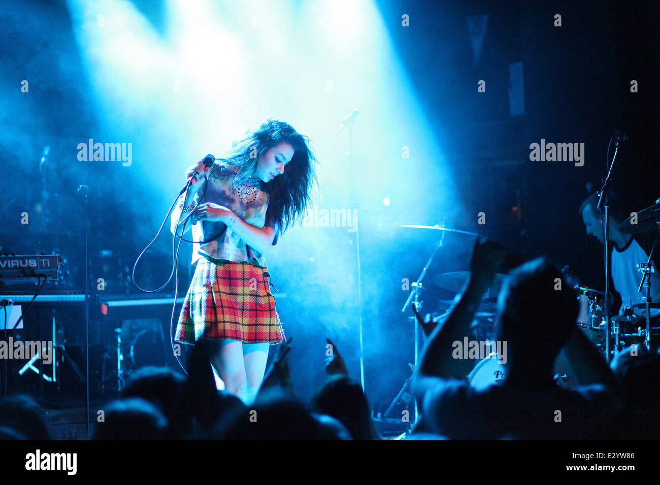 Charli XCX performing live in Tavastia Club Featuring: Charli XCX Where ...