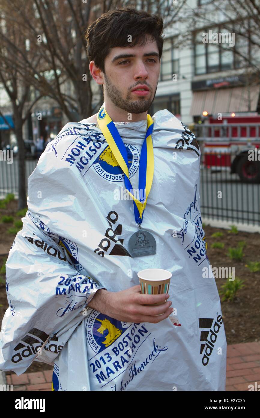 Matt Deboth, 20, crossed the finish line jut 8. 5 minutes before the ...
