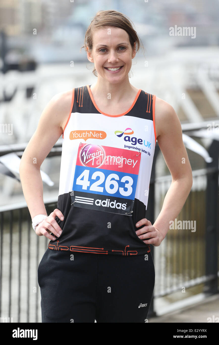 Virgin London Marathon - Celebrities photocall Featuring: Kelly ...