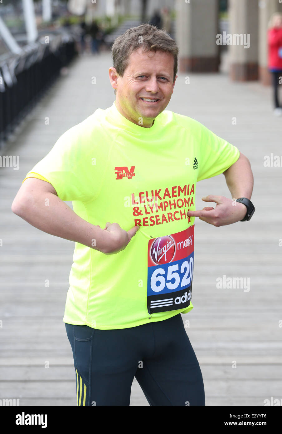 Virgin London Marathon - Celebrities photocall Featuring: Mike Bushell ...