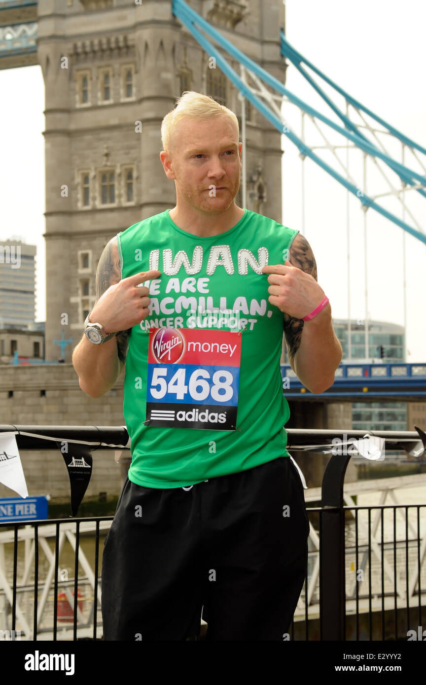 Virgin London Marathon - Photocall at Tower Bridge Featuring: Iwan ...