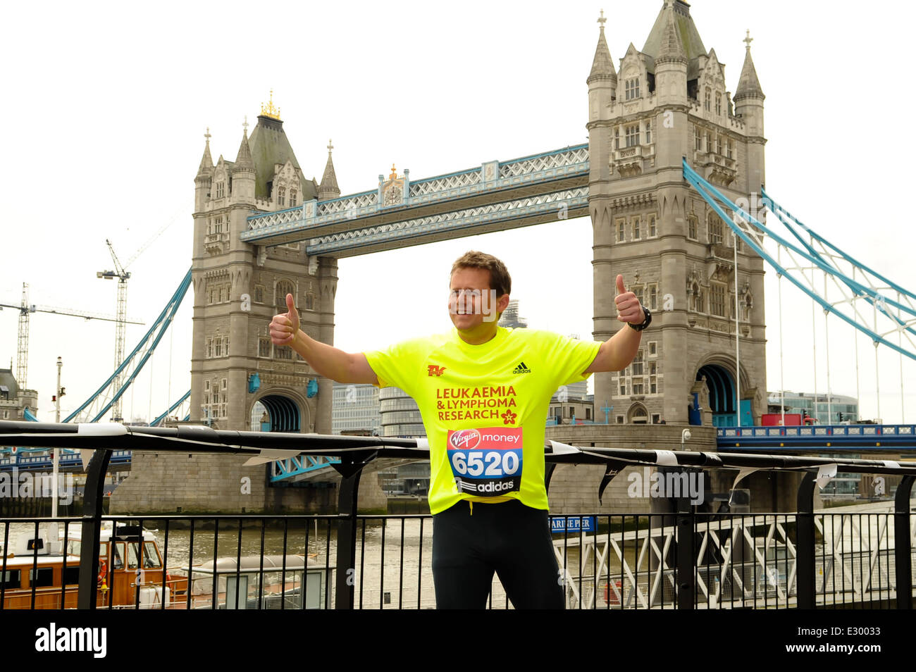 Virgin London Marathon - Photocall at Tower Bridge Featuring: Mike ...