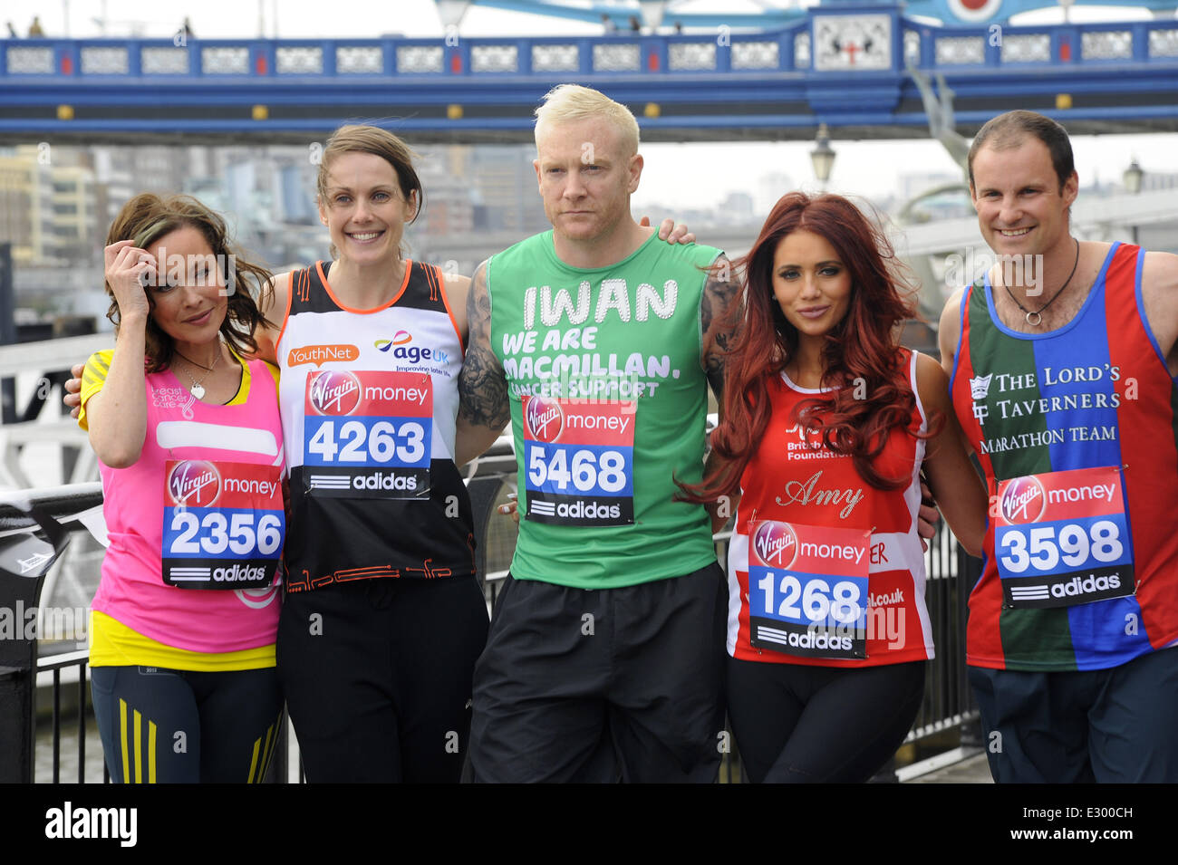 Virgin London Marathon - Celebrities photocall Featuring: Amanda ...