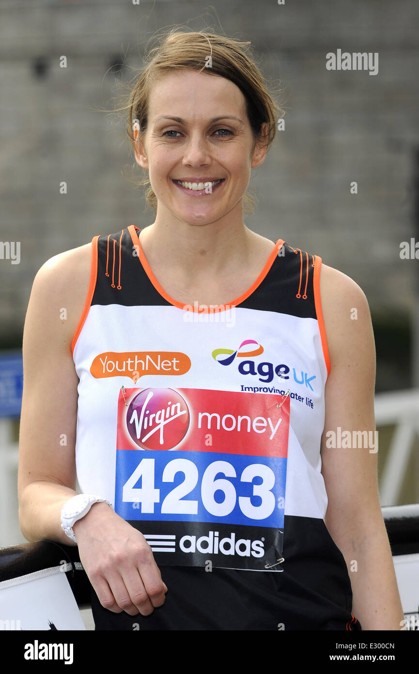 Virgin London Marathon - Celebrities photocall Featuring: Kelly ...