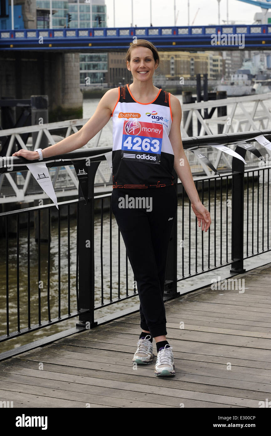 Virgin London Marathon - Celebrities photocall Featuring: Kelly ...
