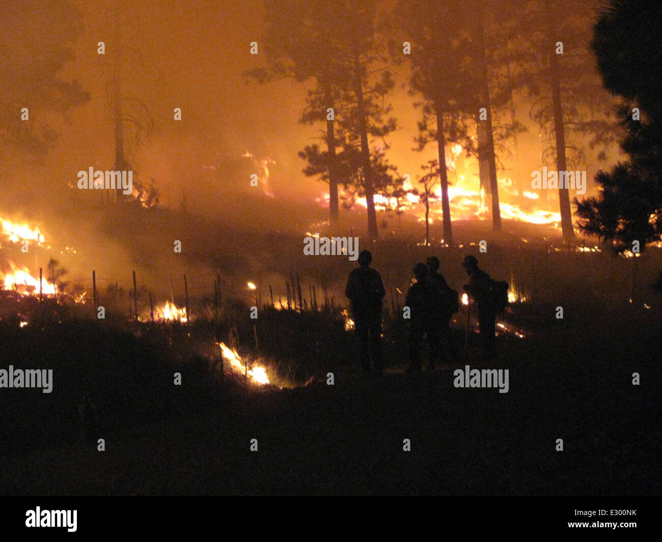 Night firefighting techniques hi-res stock photography and images - Alamy