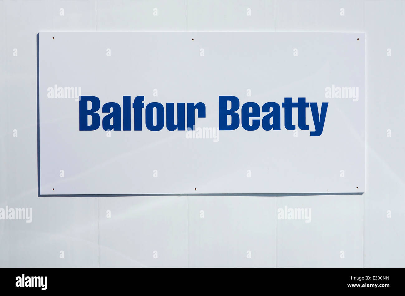 Balfour Beatty sign Stock Photo - Alamy